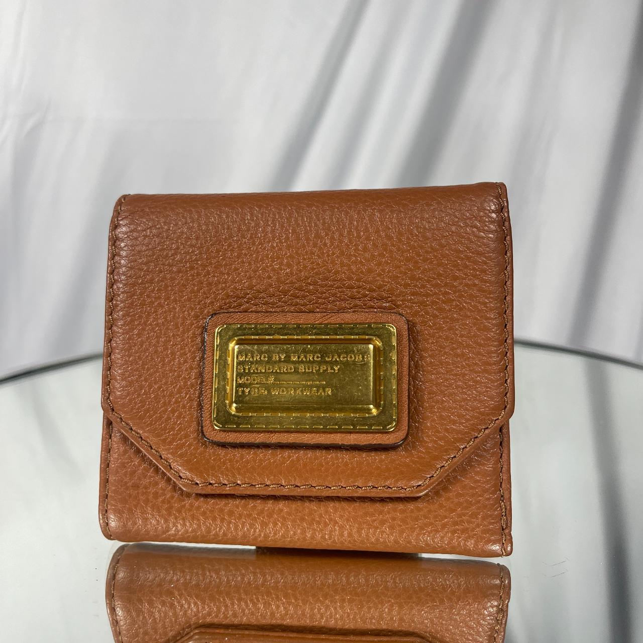 Marc Jacobs Men's Brown and Gold Wallet-purses | Depop