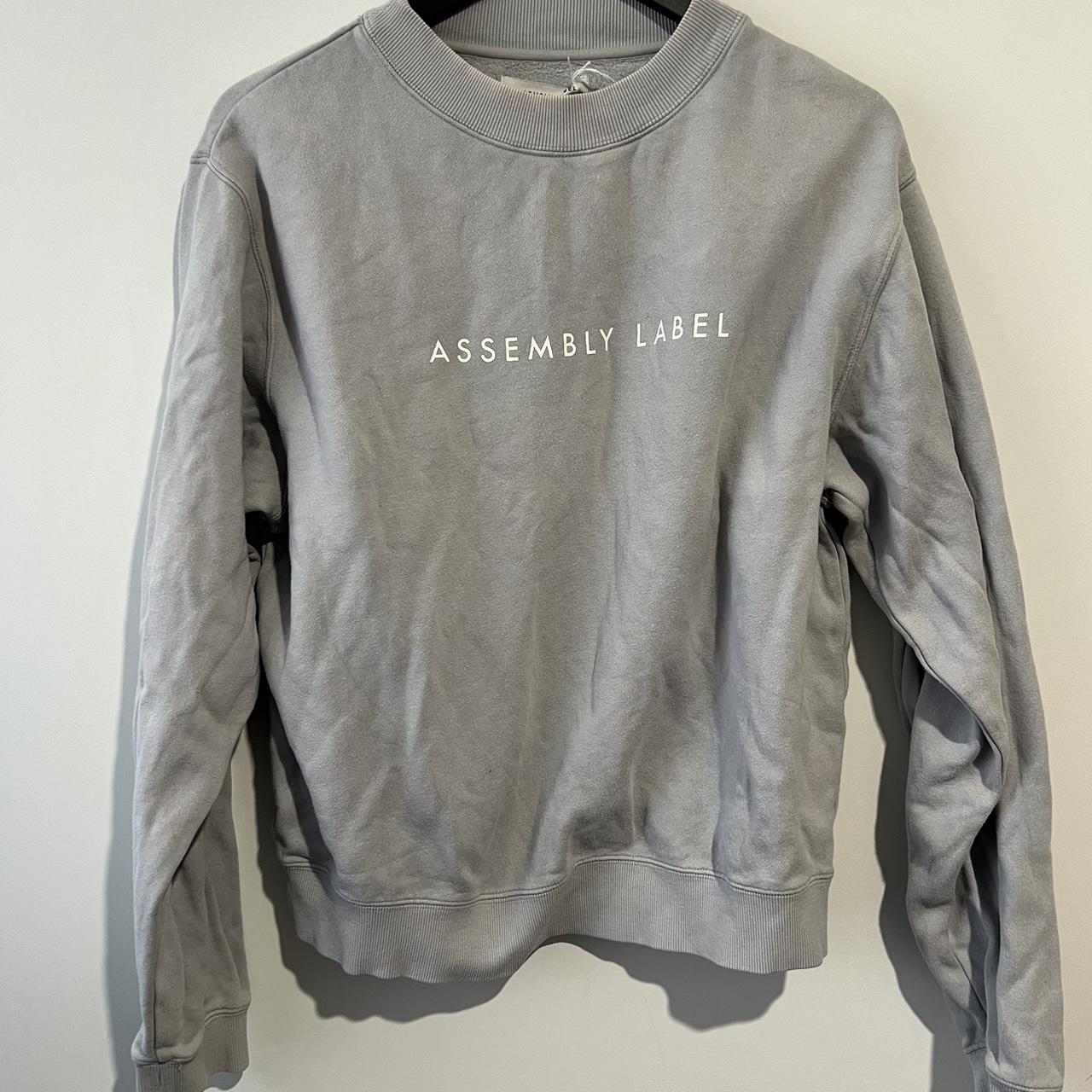 Assembly Label crew neck jumper cloud colour (light... - Depop
