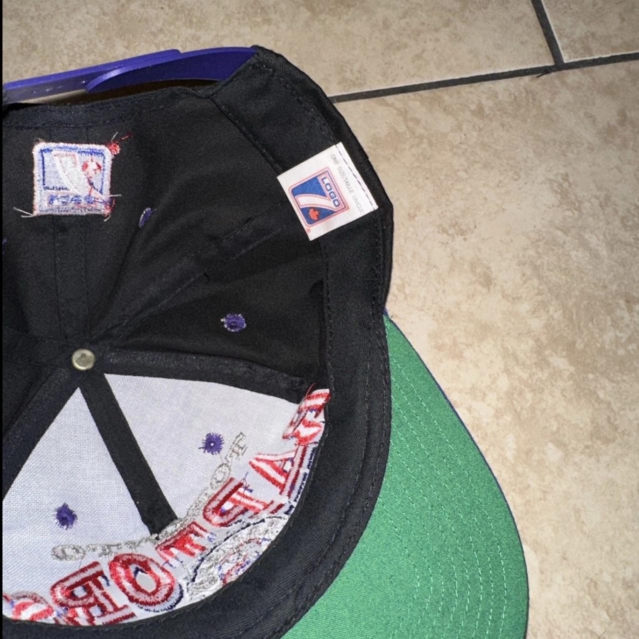Vintage logo 7 Toronto Raptors snapback hat hats | Depop