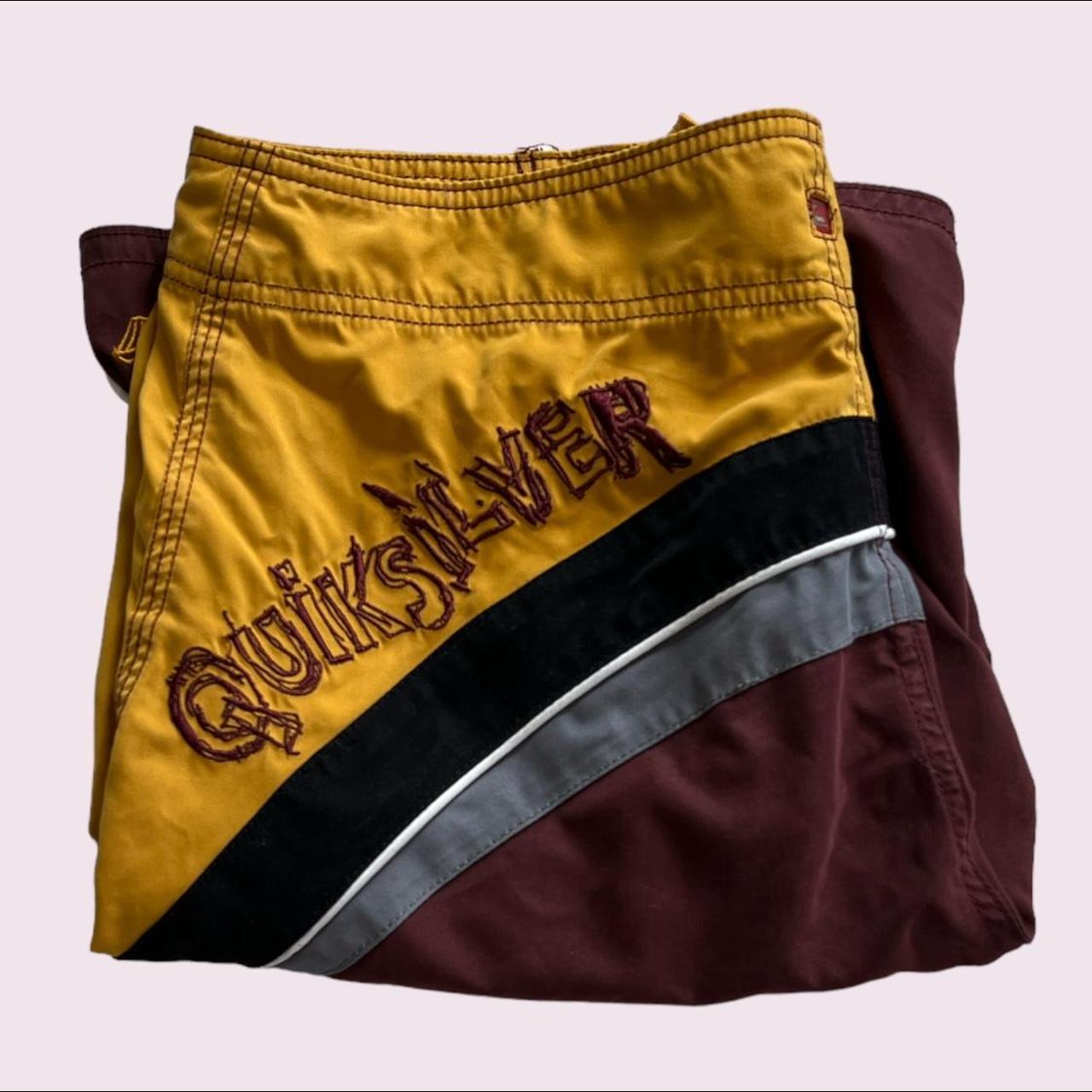 Quicksilver Swim Trunks Tag with size is ripped... - Depop