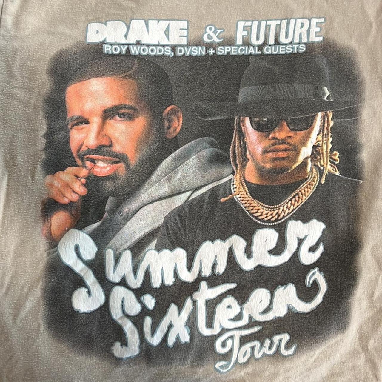 Drake & Future Summer Sixteen Tour T-shirt Cotton Tee - Depop