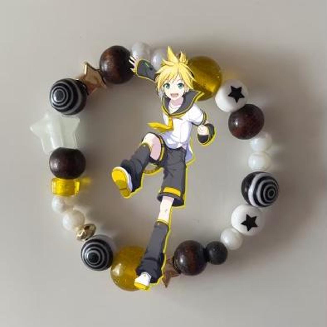 kagamine len vocaloid glass bead... - Depop