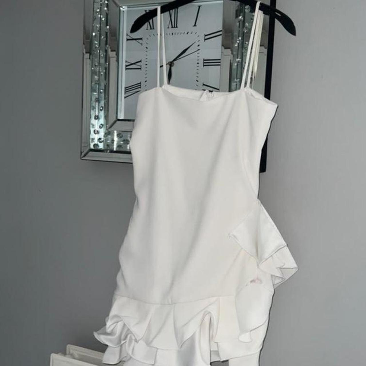 Liv love the label white dress, worn once, paid... - Depop