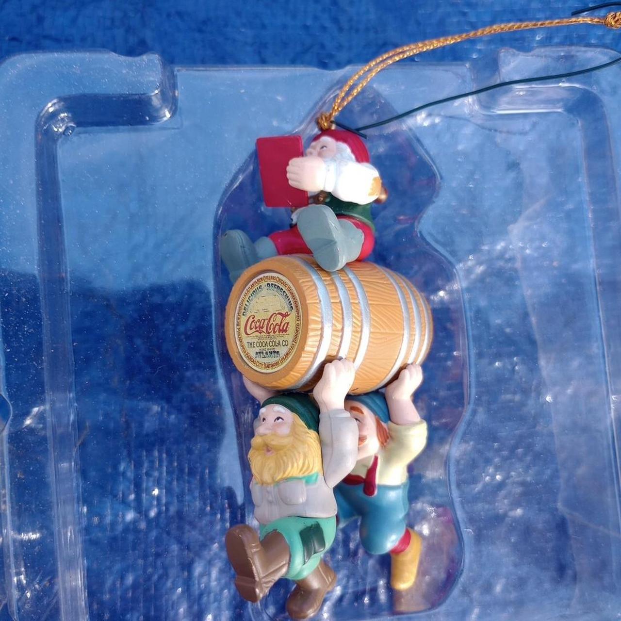 Coca Cola Elves Christmas Ornament, Box Has Some Wear - Depop