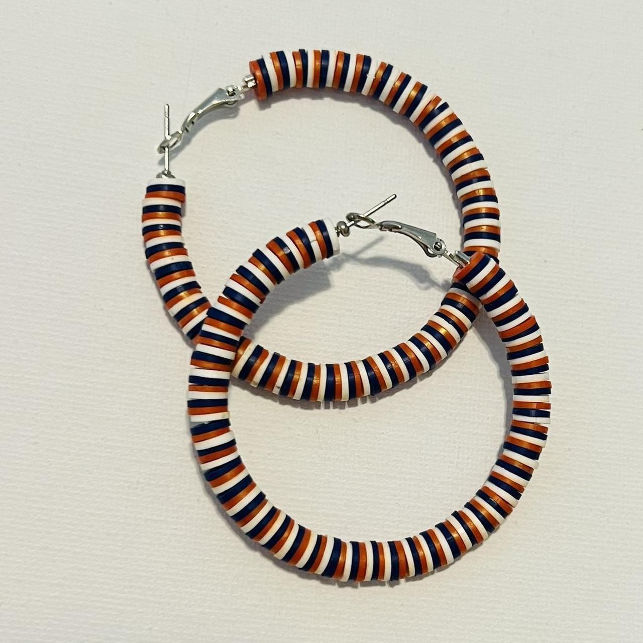 Red, White, & Blue Rubber Hoop... - Depop