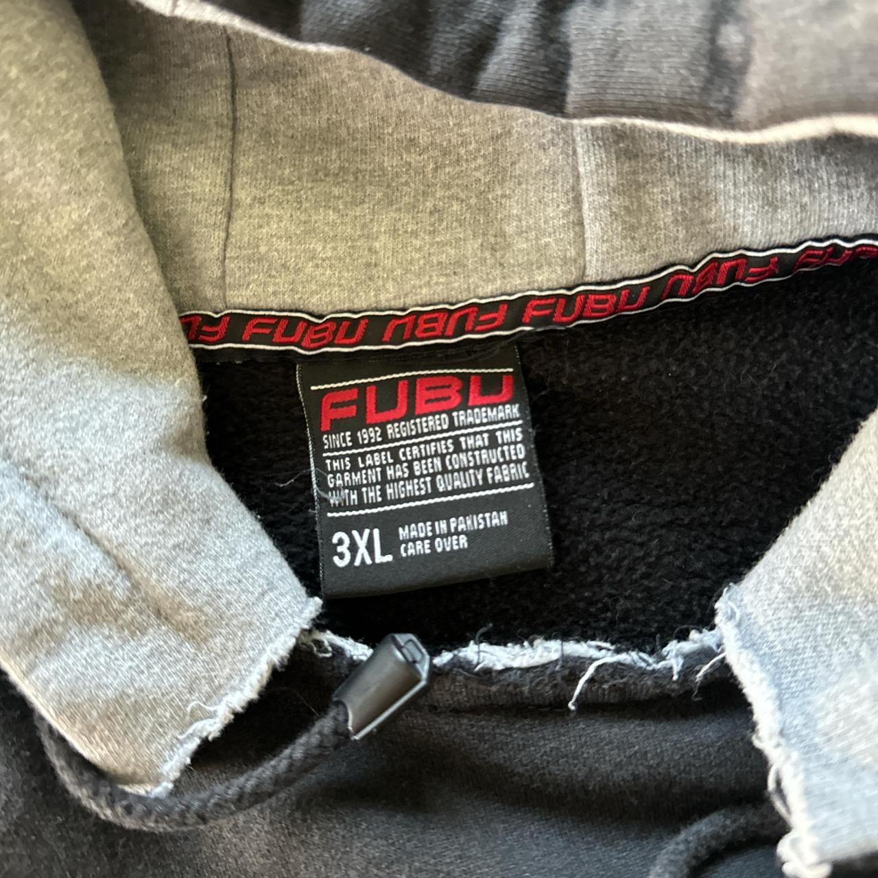 90s baggy fubu hoodie, great shape collar was cut.... | Depop