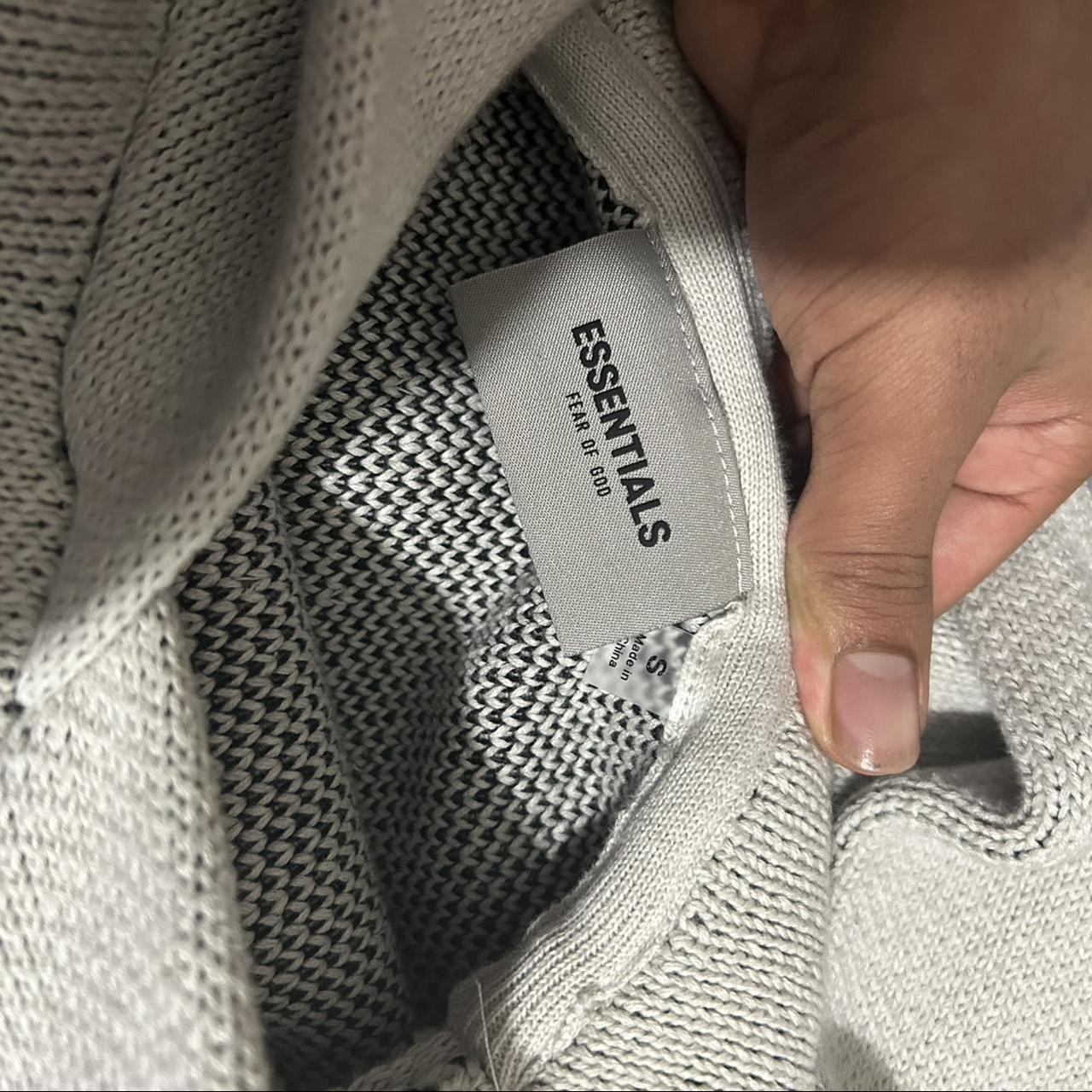 Small light grey Essentials Knit Sweater - Depop