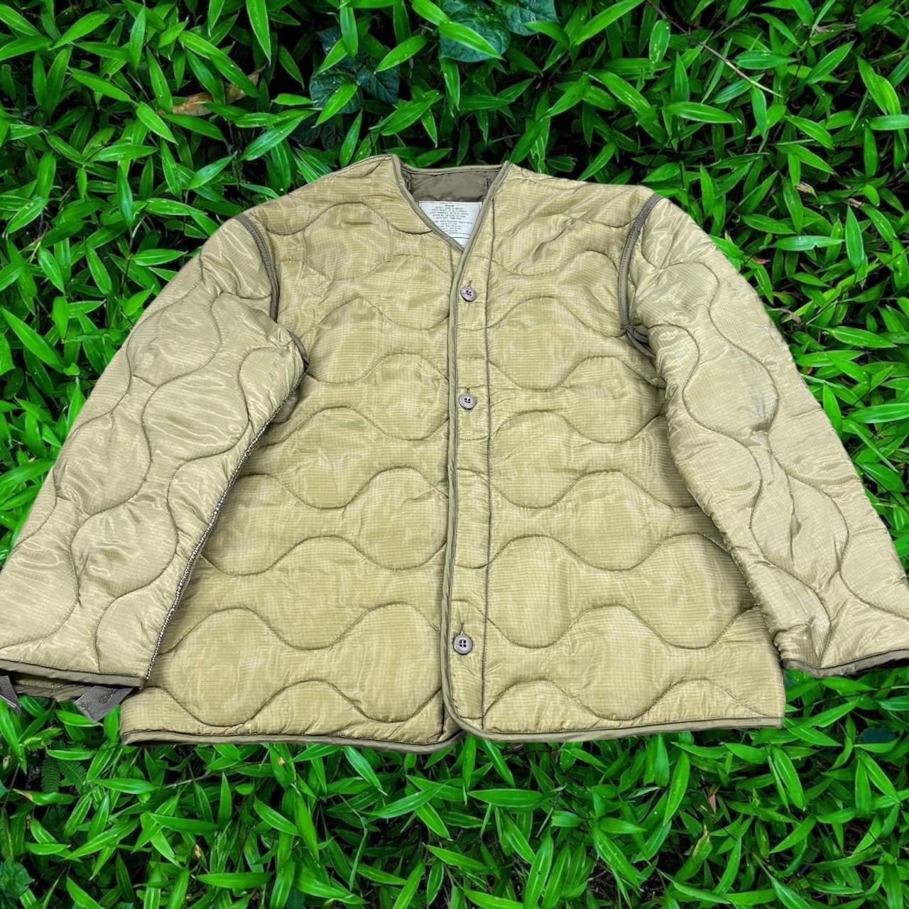 Mid 80s US Military Field Cold Weather Liner Coat... - Depop