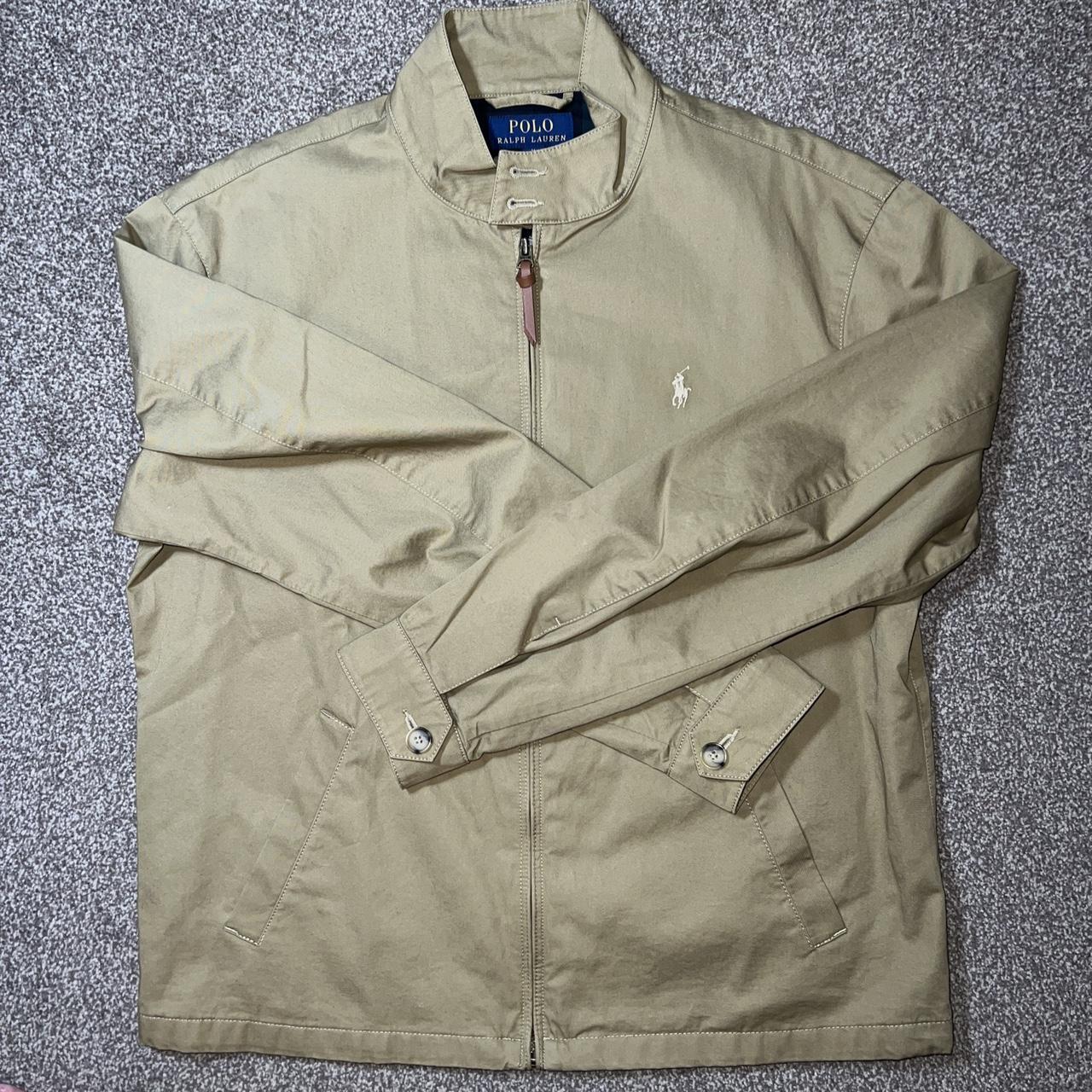 〽️Polo Ralph Lauren Harrington Jacket in Beige... - Depop