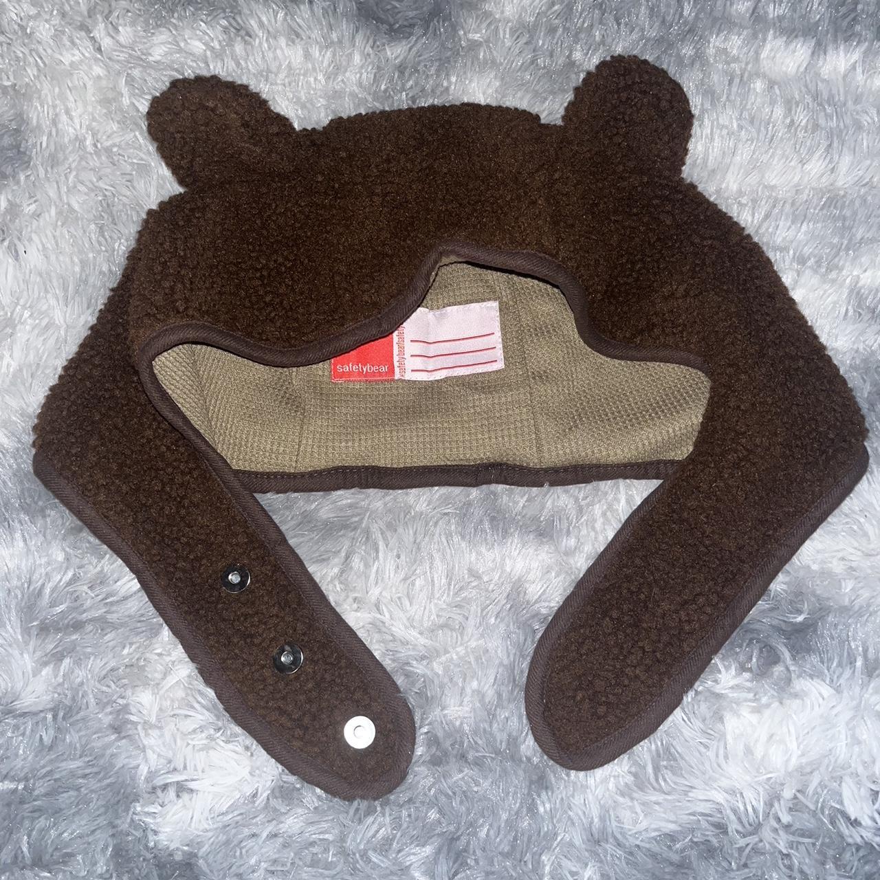 Original Safety bear hat no flaws open to... - Depop