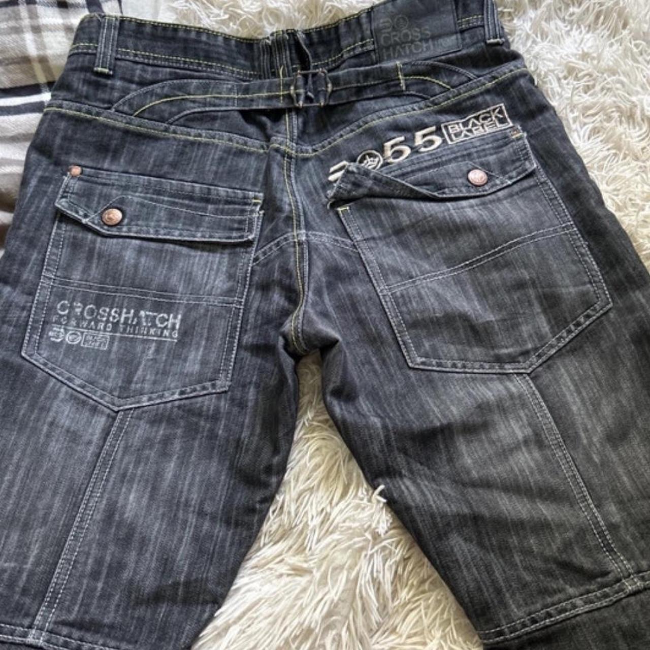 crosshatch black baggy jeans super nice and