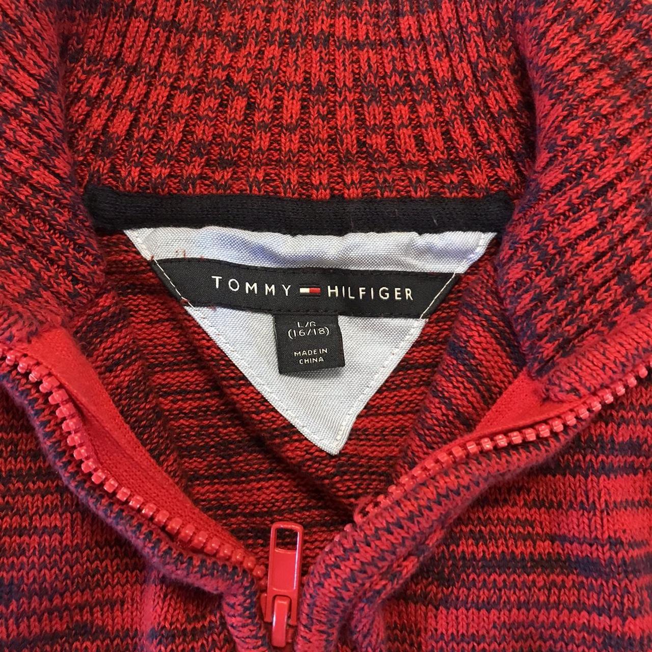 Tommy Hilfiger Men's Red Coat | Depop