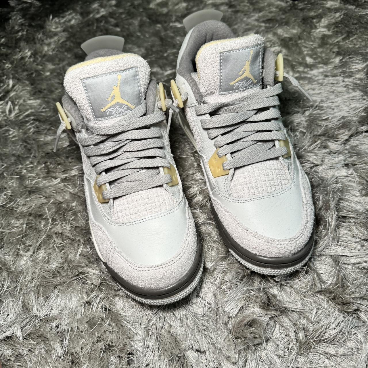 jordan 4 craft- size 5.5m/7w comes with box, only... - Depop