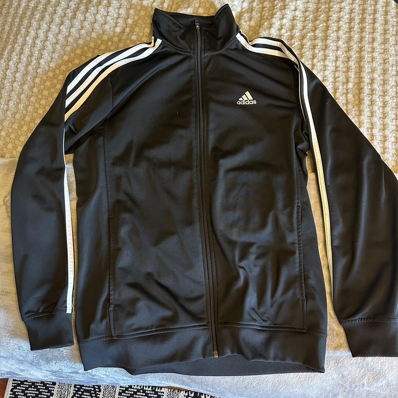 Adidas Zipper Warm Up Jacket - Depop