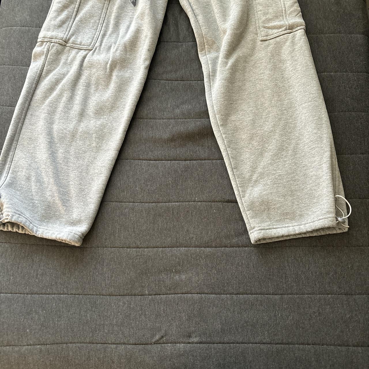 Light gray large pro club sweatpants - Depop