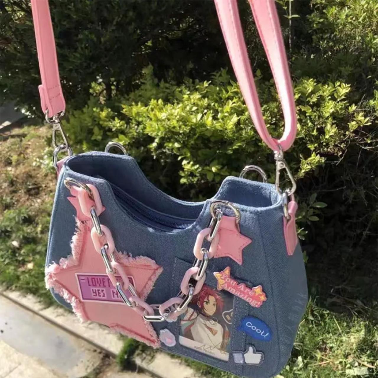 Fothering Custom Denim Blue Women's... - Depop