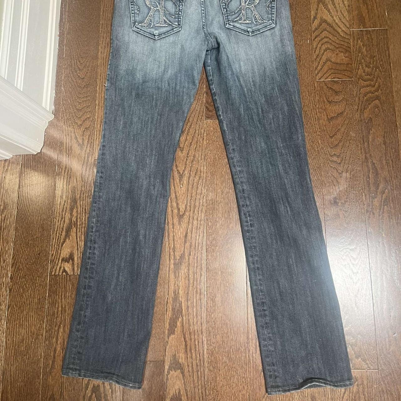 Rock and republic rhinestone low rise jeans no size... - Depop