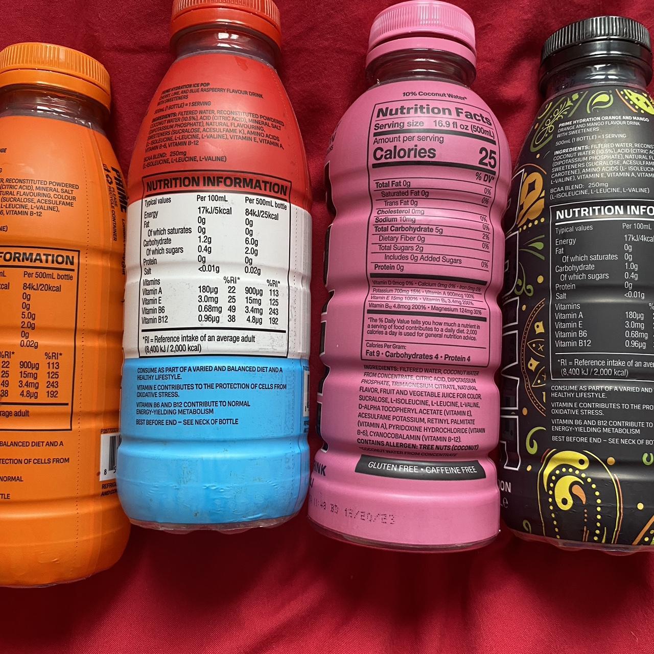 Prime bottles w a small amount of prime inside... - Depop