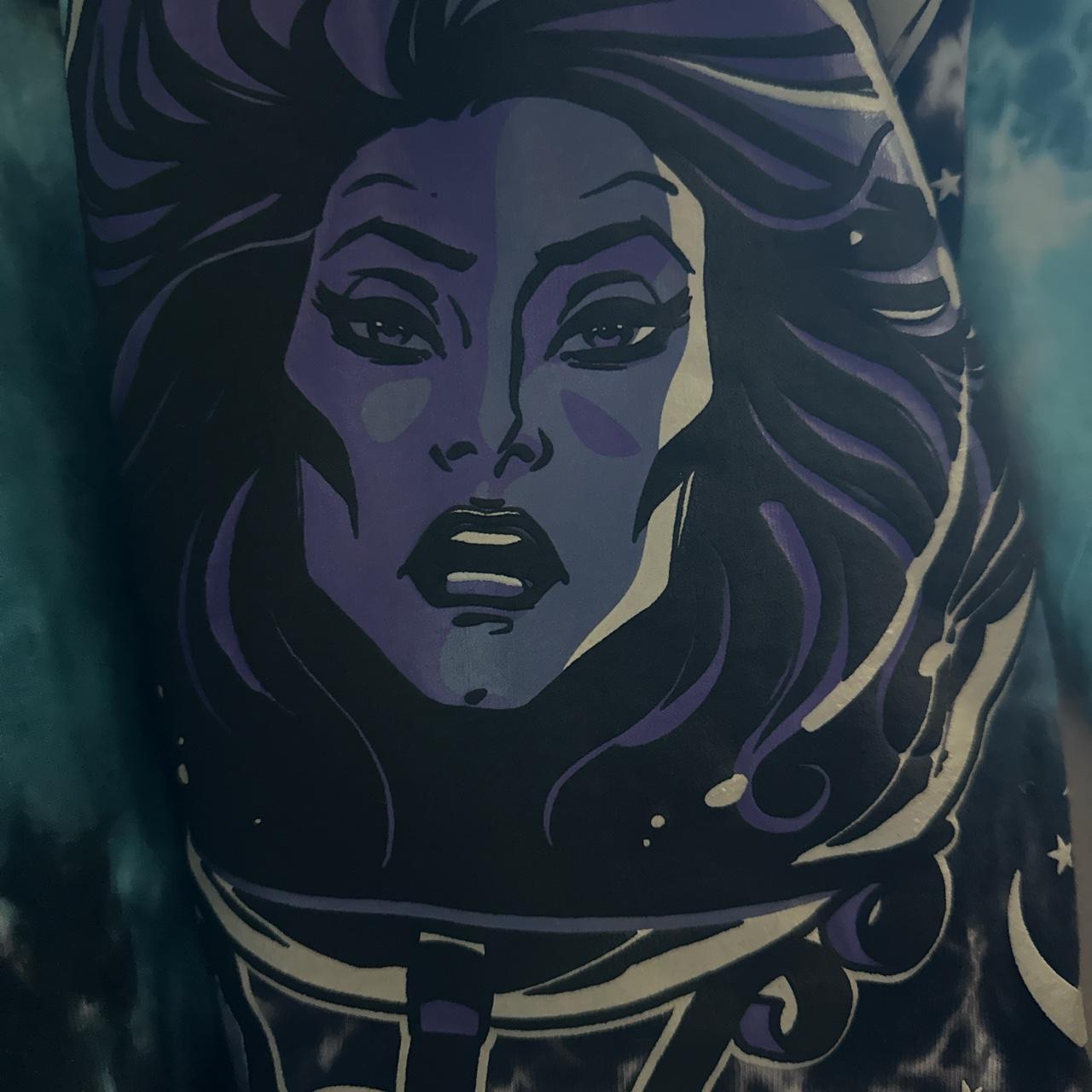 Disney Men's Navy and Blue Sweatshirt | Depop