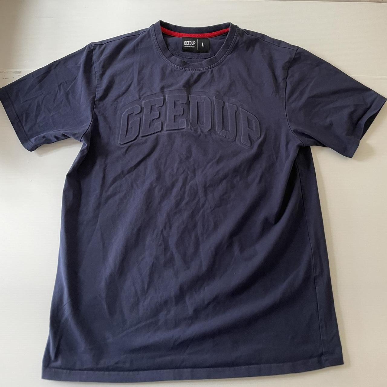 GEEDUP blue shirt size large - Depop