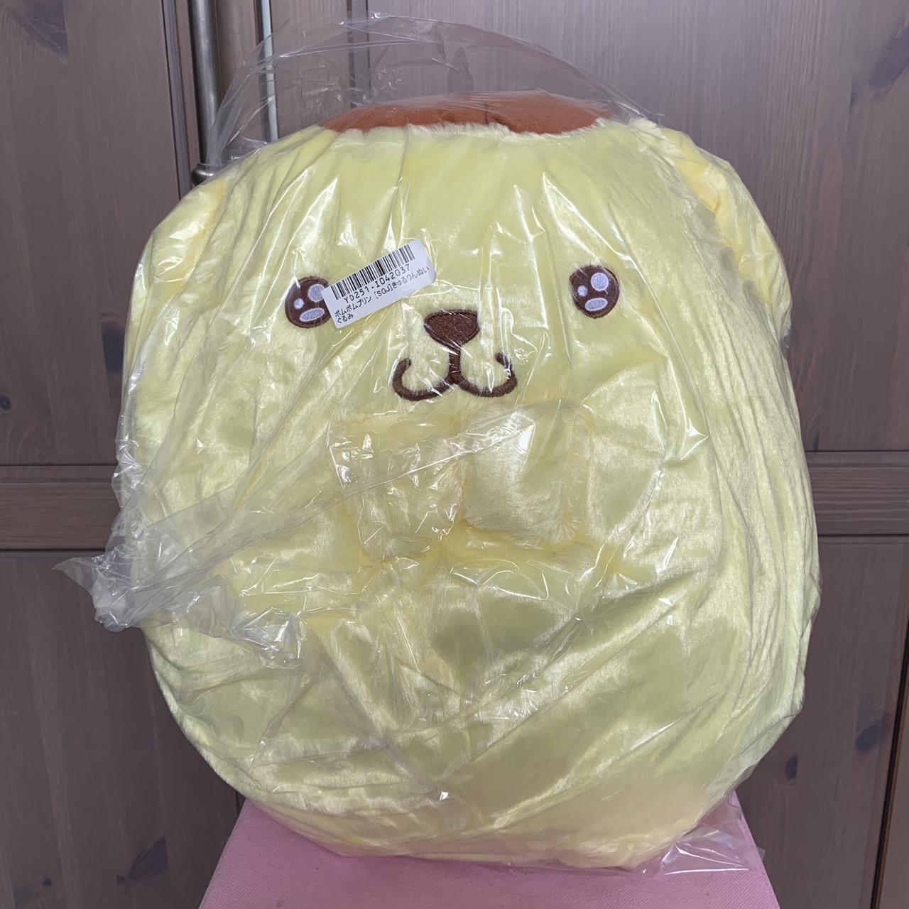 Sanrio pompompurin giga jumbo kyururin plush,... - Depop