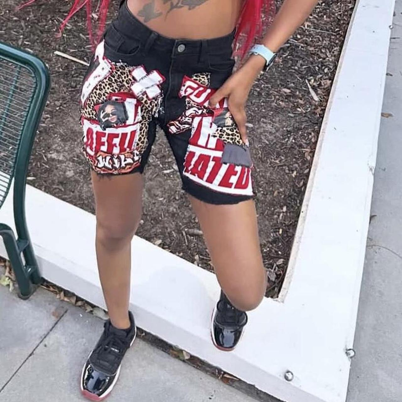 custom denim jorts Dm @rich.denim to purchase 😍 | Depop