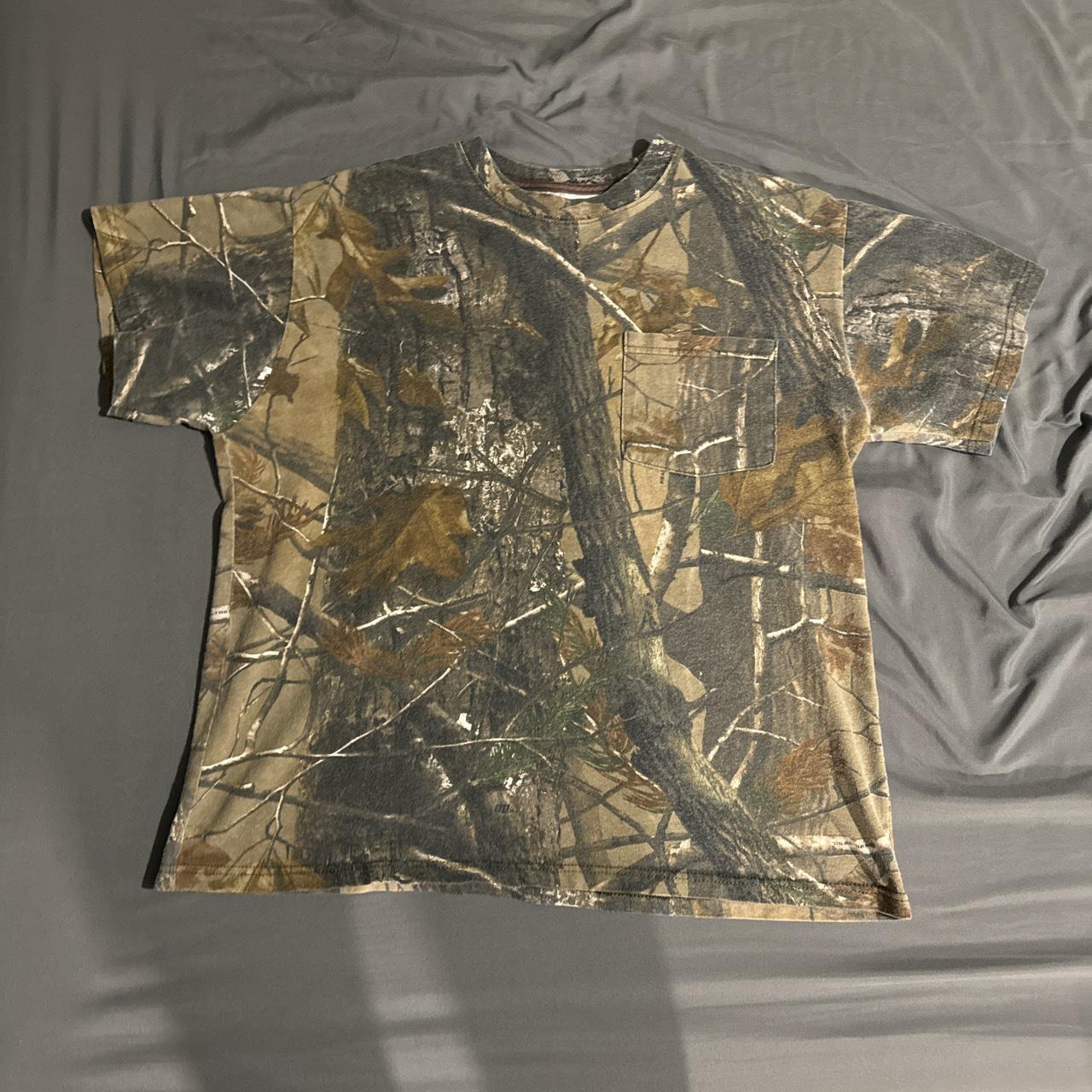 Real tree camo shirt 🔥 -size medium -real tree... - Depop