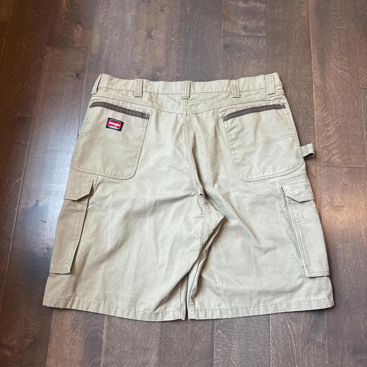 Vintage wrangler rigs canvas carpenter jorts -size... | Depop