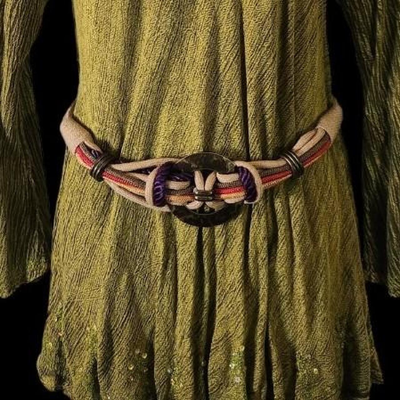 Fairycore adjustable uniquely made rope style belt.... - Depop