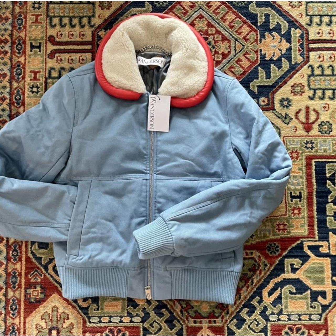 BUMPER-TUBE COLLAR BLOUSON JACKET • Relaxed fit... - Depop