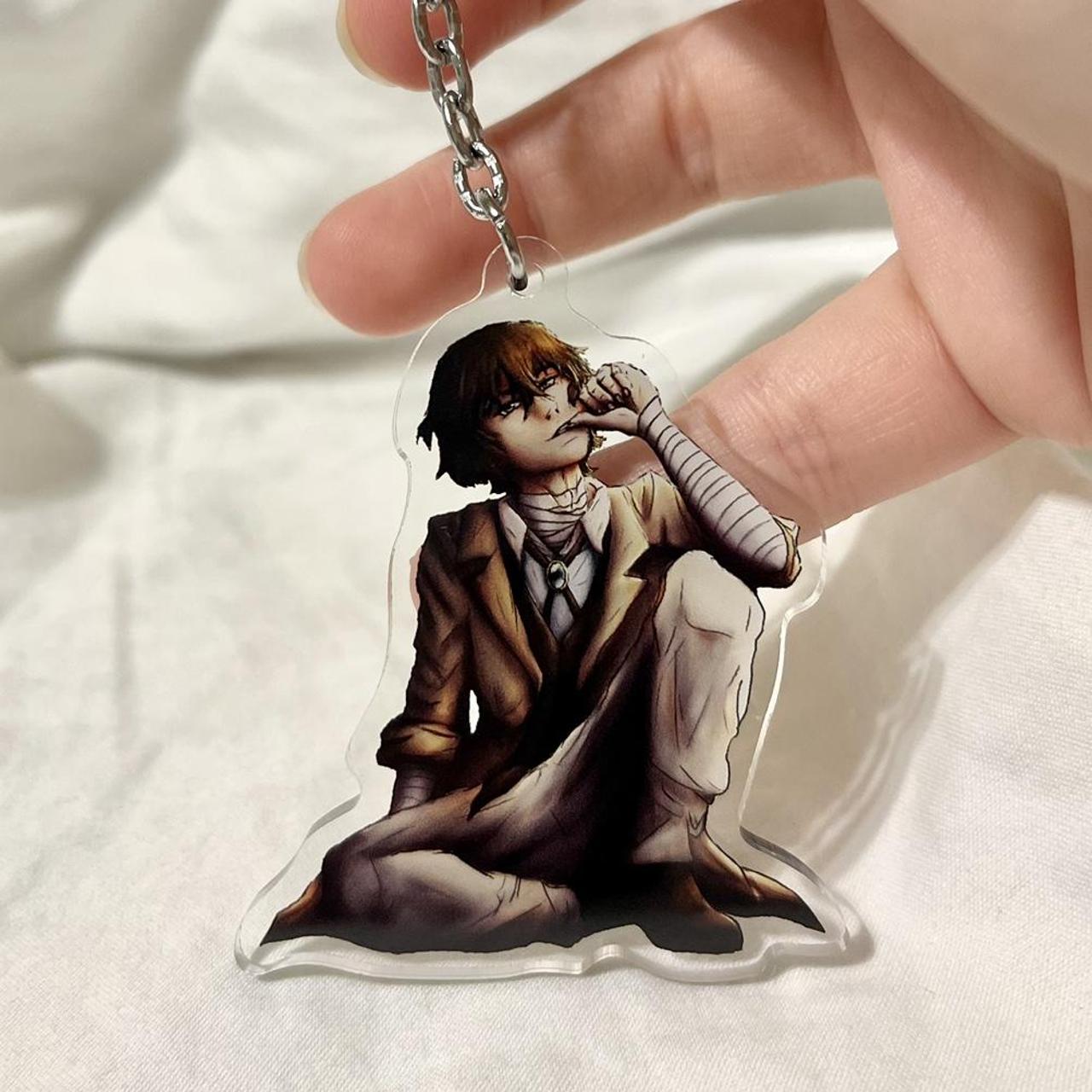 ~Dazai Osamu acrylic keychain!~ The keychain is... | Depop