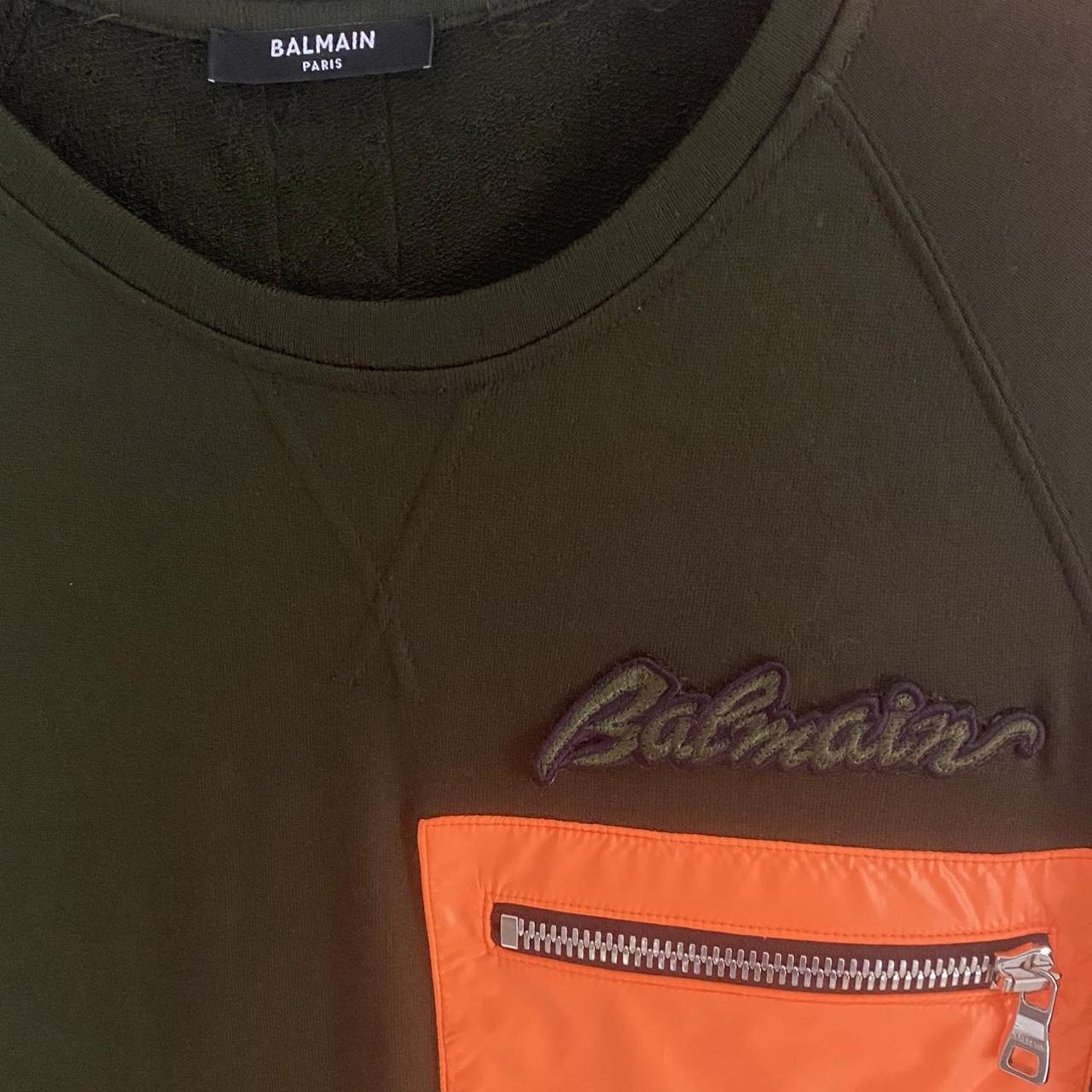 BALMAIN GREEN T SHIRT NOT USED ONCE, BRAND NEW... - Depop