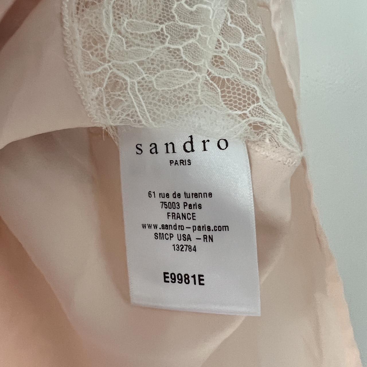 Sandro Paris sheer camisole. Excellent pre loved... - Depop