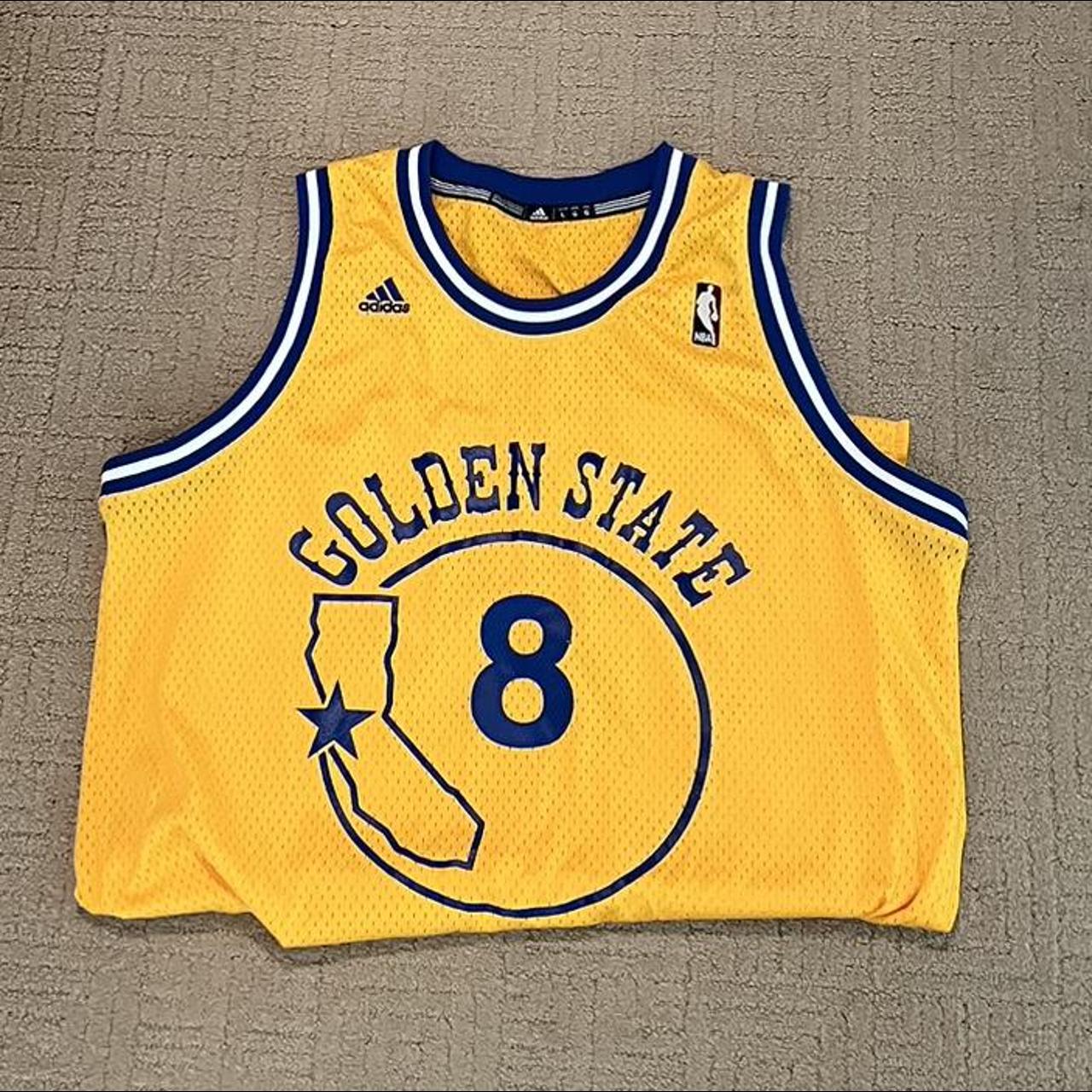 hardwood classics Warriors monta ellis jersey... - Depop