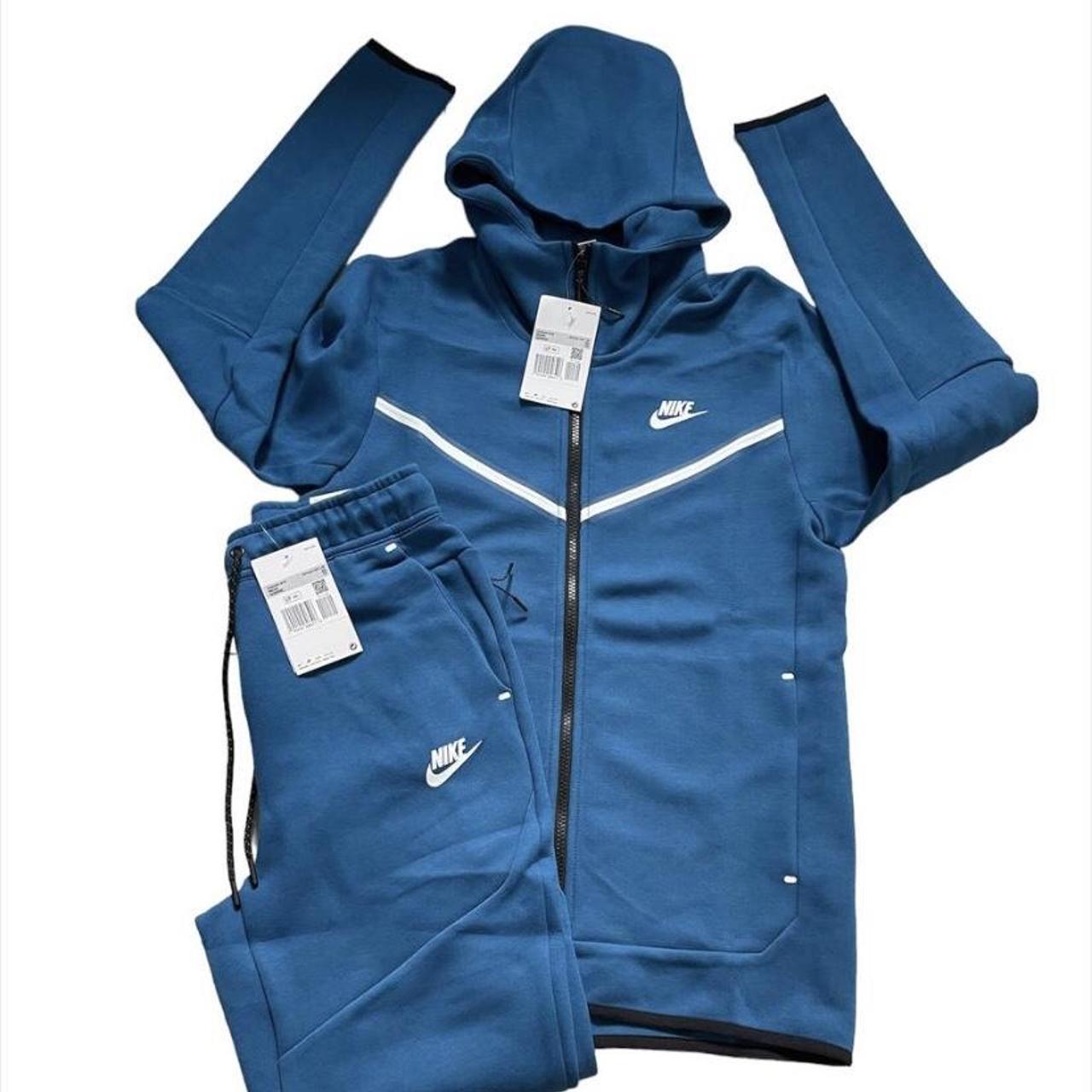 Nike Men's Blue and White Suit | Depop