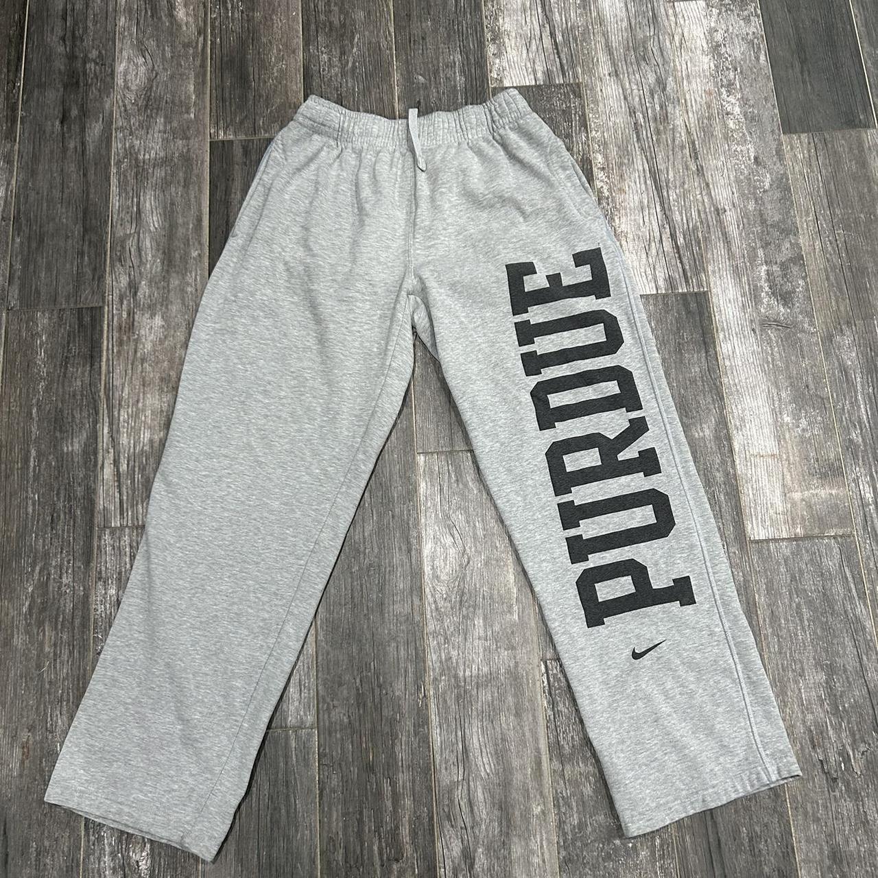 Nike Purdue Wide Leg Sweatpants - Depop