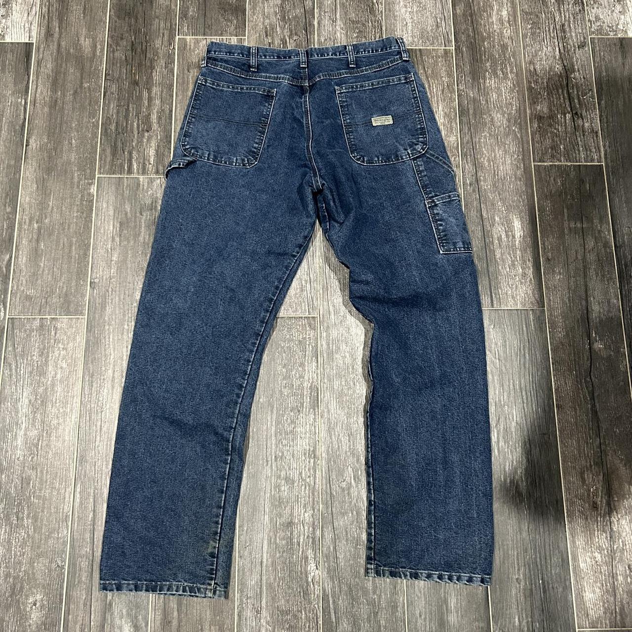 Vintage Wrangler Carpenter Jeans 34x32 - Depop