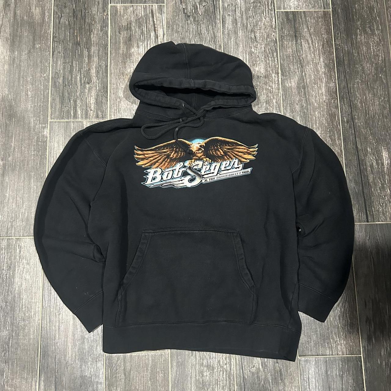 vintage bob segen hoodie large - Depop