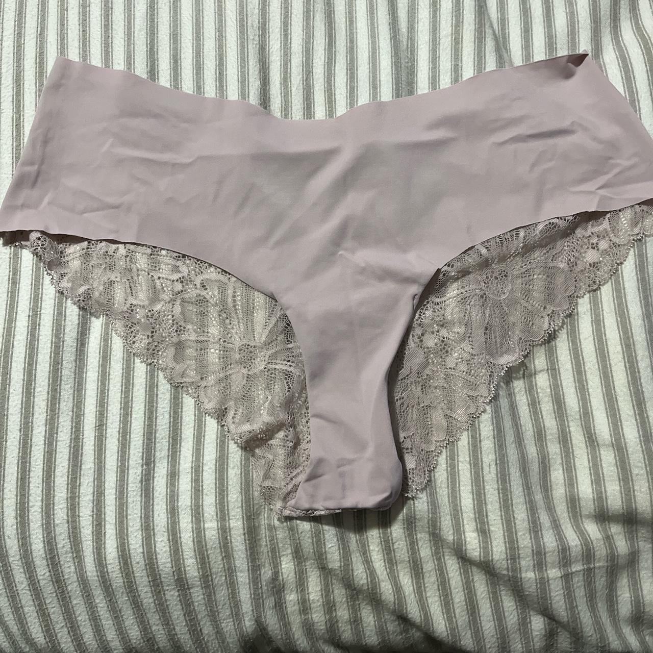 Light purple cheeky underwear. Back is see through... - Depop