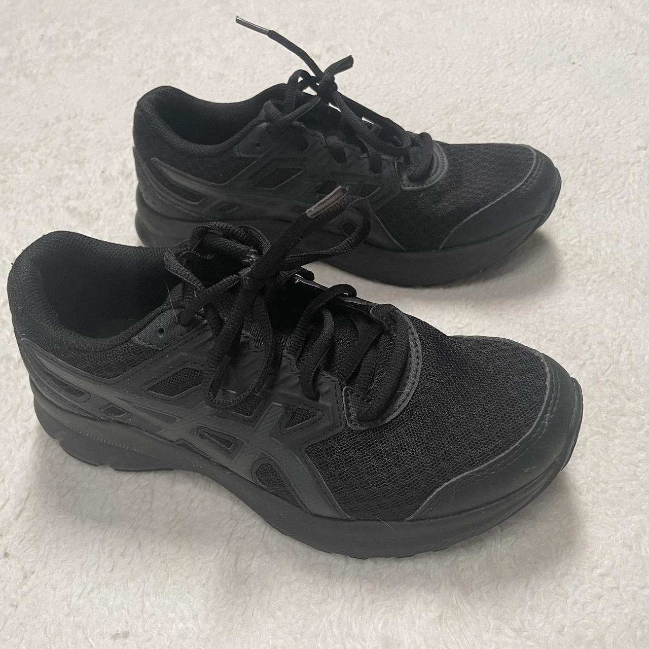 Black ASICS Running Shoes With Original Box #asics... - Depop