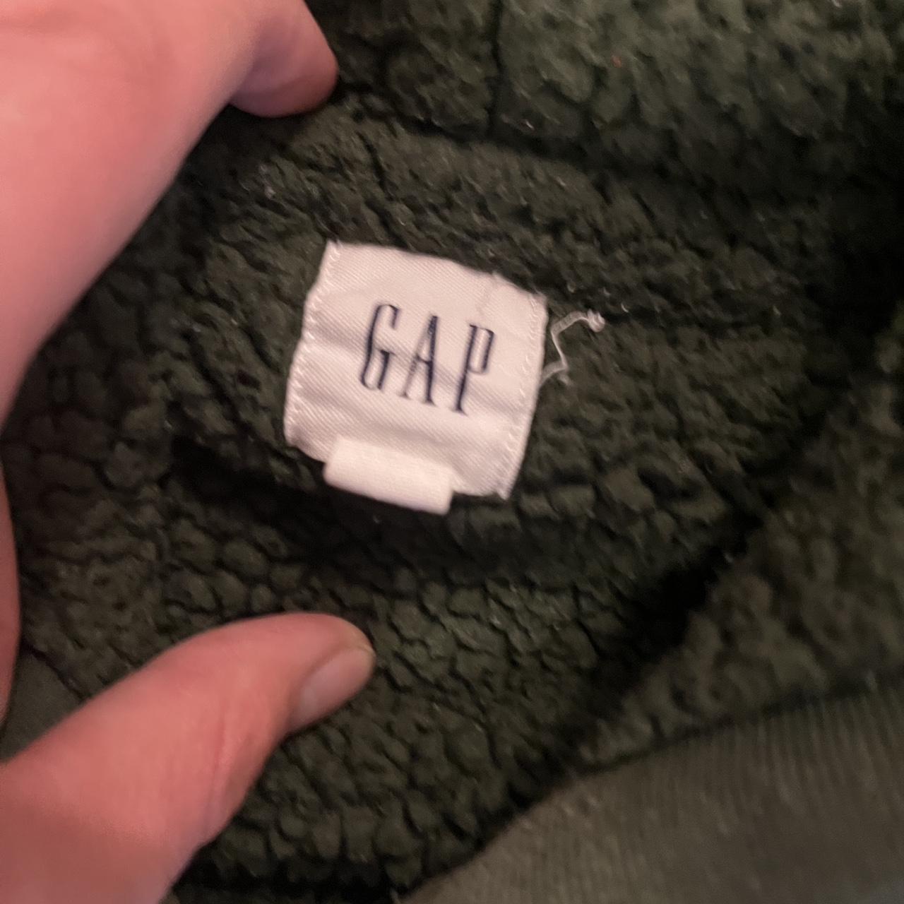 Y2k gap spell out zip up hoodie Super nice thick... - Depop