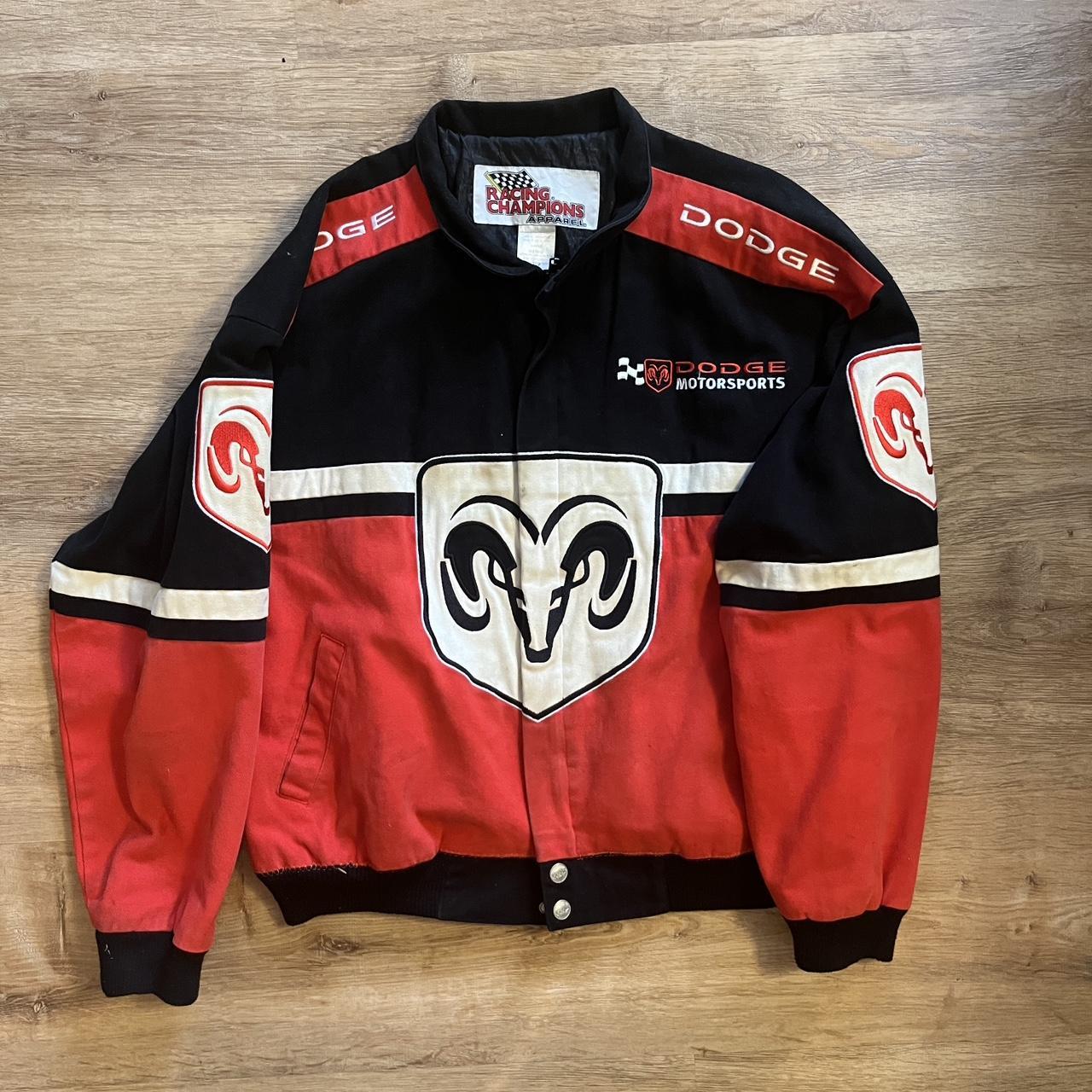 Racing champions nascar jacket apparel Dodge nascar... - Depop
