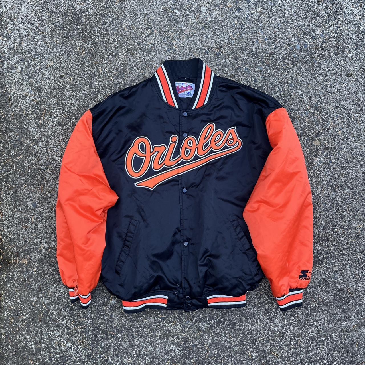 Vintage 90s orioles starter varsity jacket Diamond... - Depop