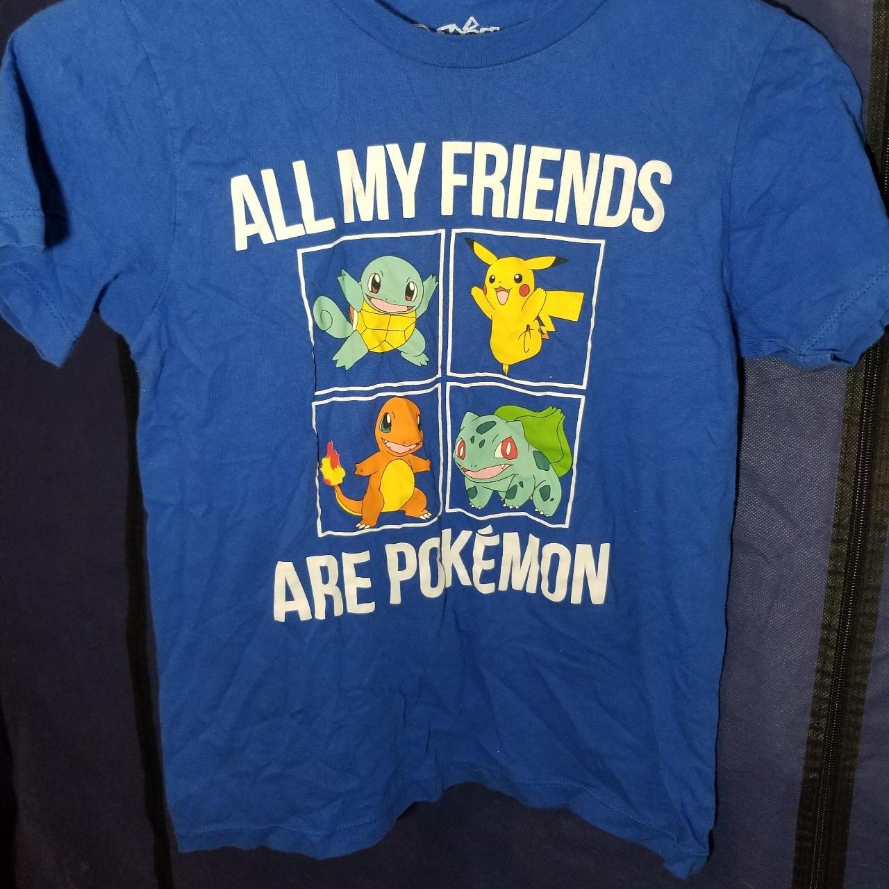 Pokémon Men's Blue T-shirt | Depop