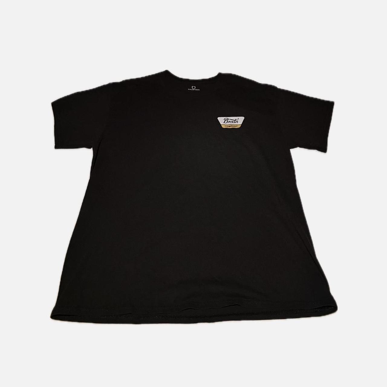 Brixton T shirt Black Size L Men No holes No... - Depop