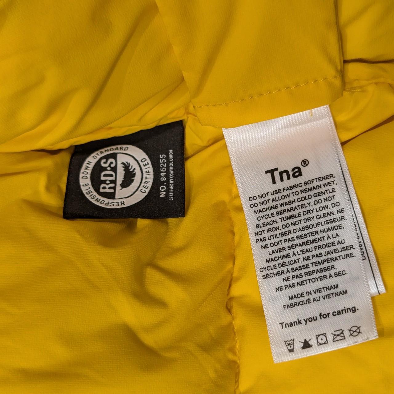 TNA THE SUPPER PUFF YELLOW SIZE S 8/10 ★Shipping... | Depop