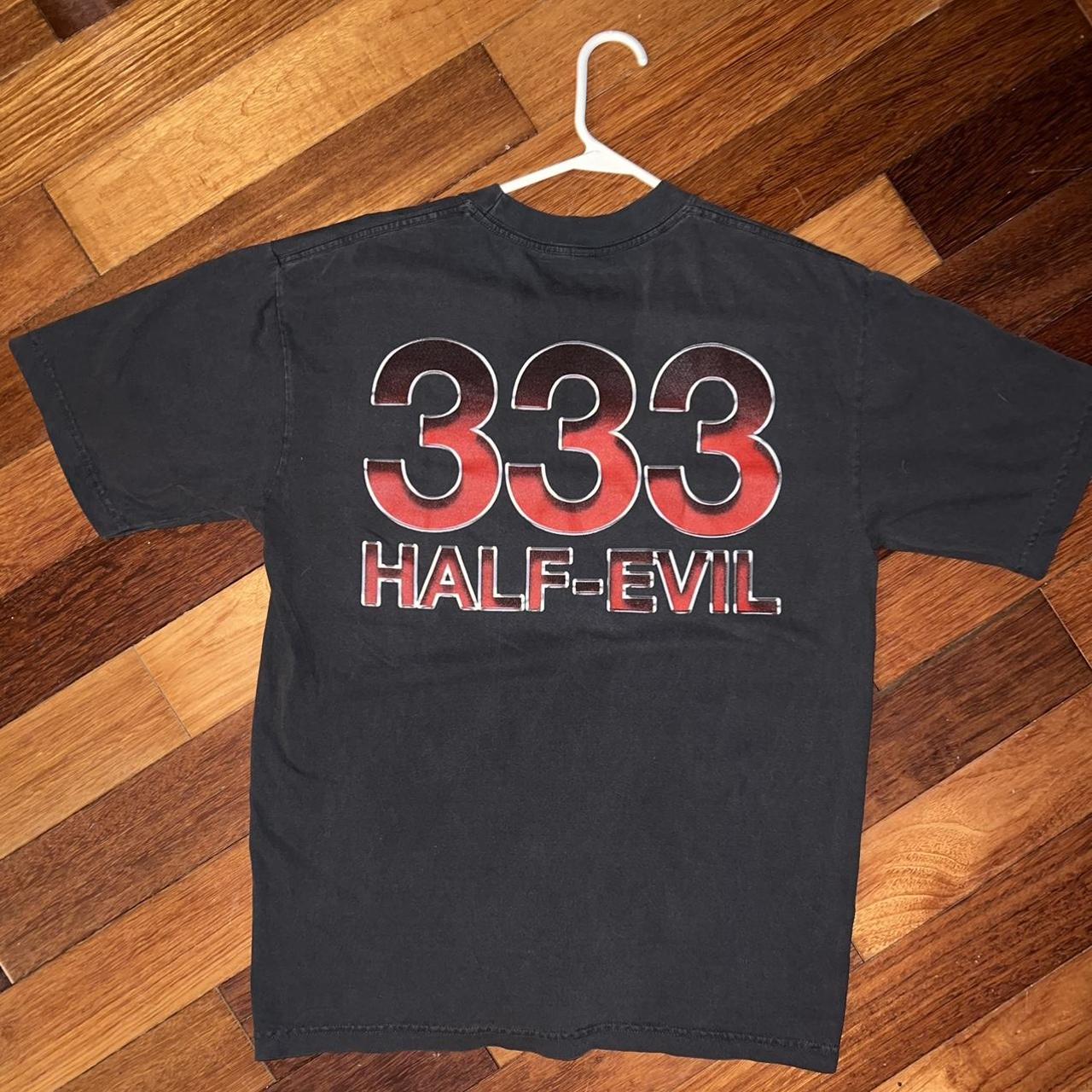 333 Half-Evil (M) #menstshirts - Depop