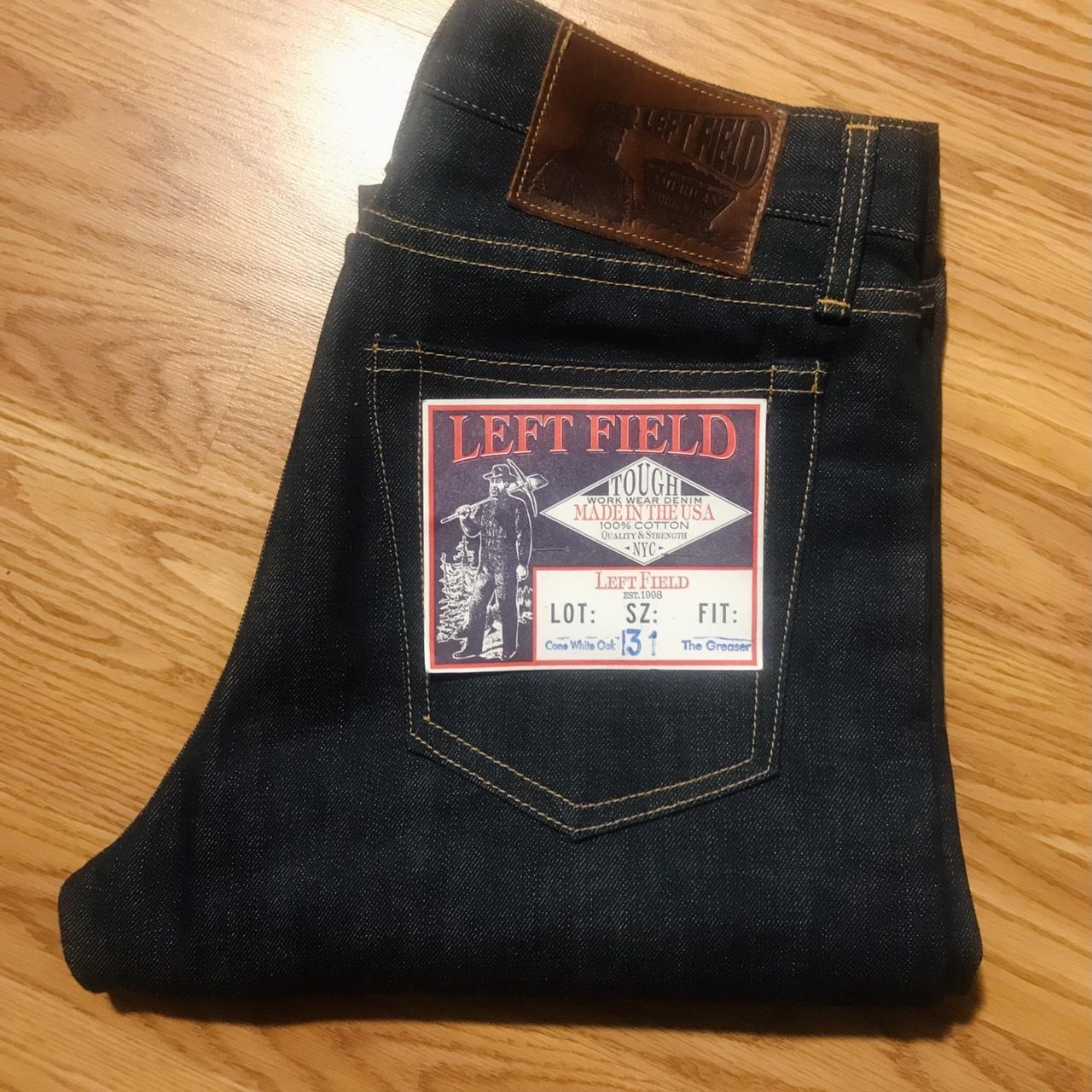 Left Field NYC Selvedge Denim Jeans Size 31 Greaser... - Depop