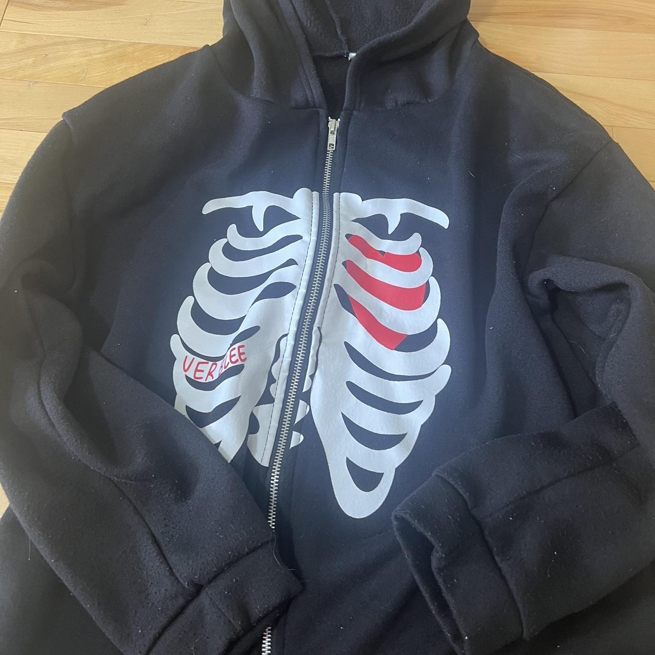 skeleton sweater #emo #grunge #y2k #scene - Depop