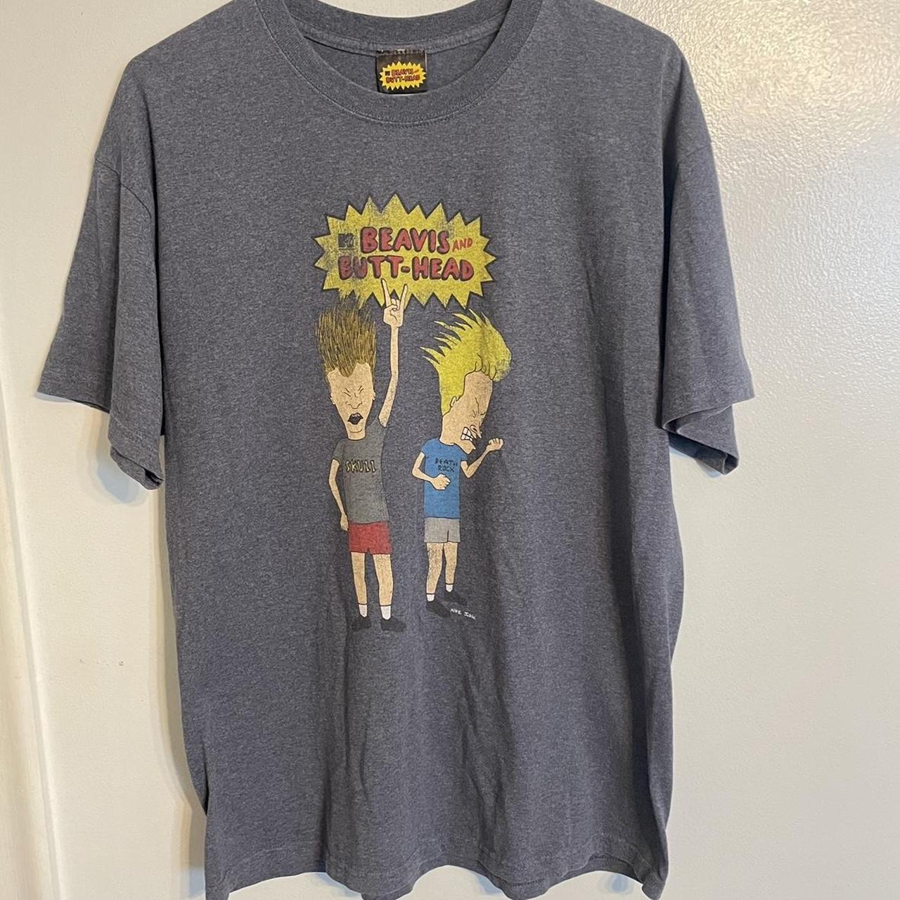 Mens Beavis and butthead graphic t-shirt Size large... - Depop